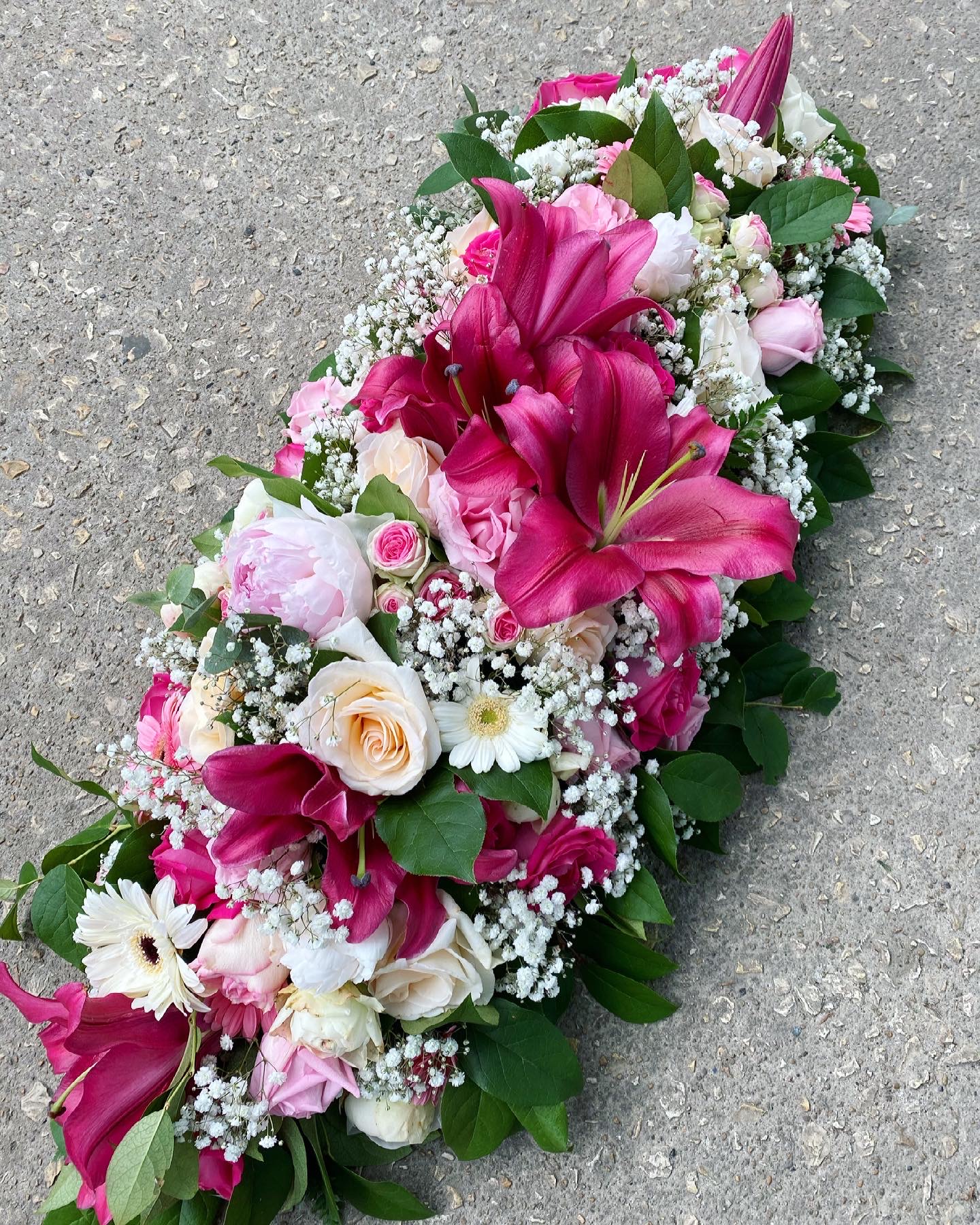 raquette rose - Nataly Fleurs