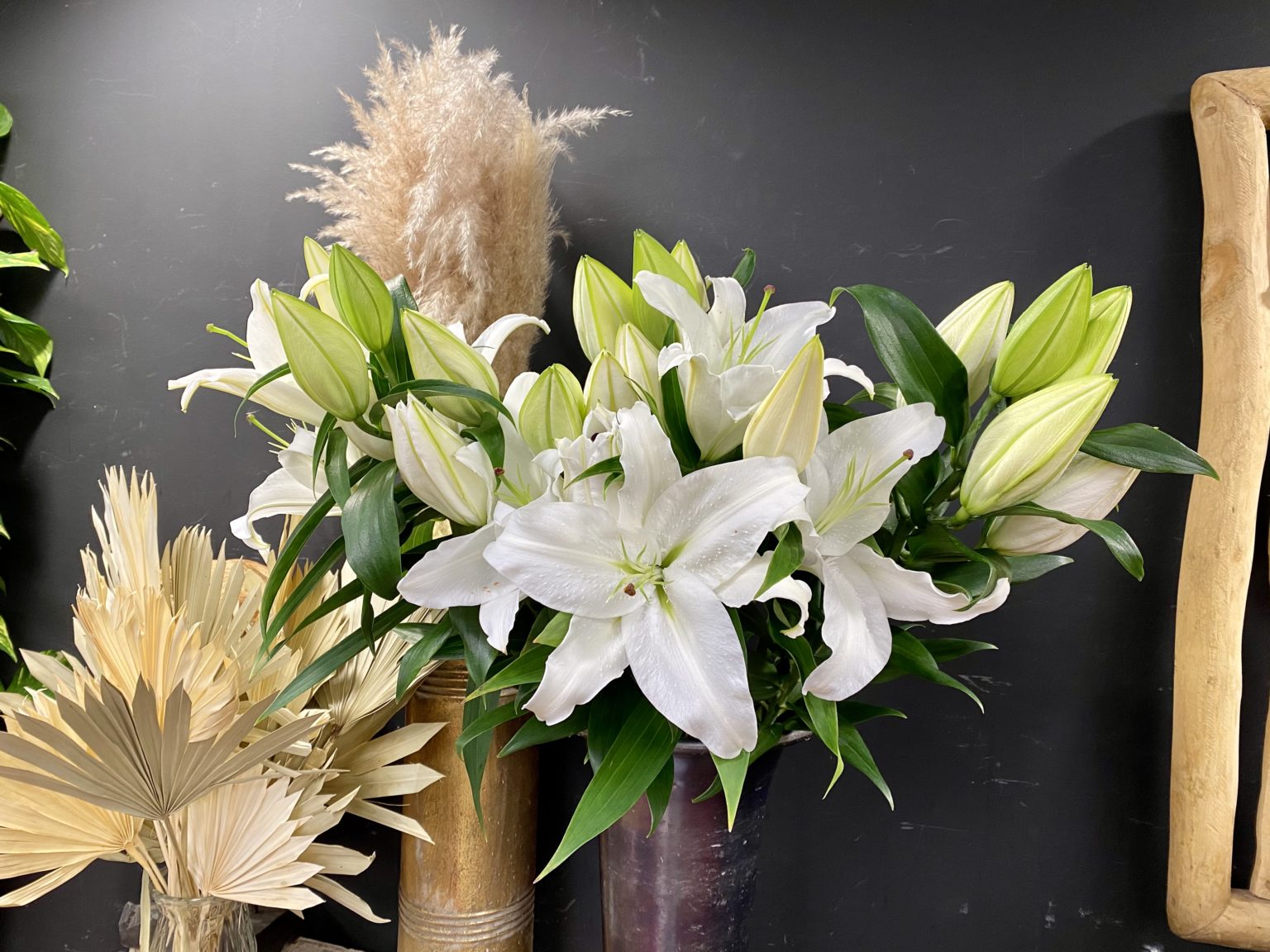 Bouquet de lys blanc - Nataly Fleurs